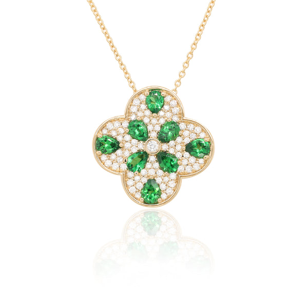 Four-leaf clover pendent | P5523 – D. M. Kordansky Fine Jewelry